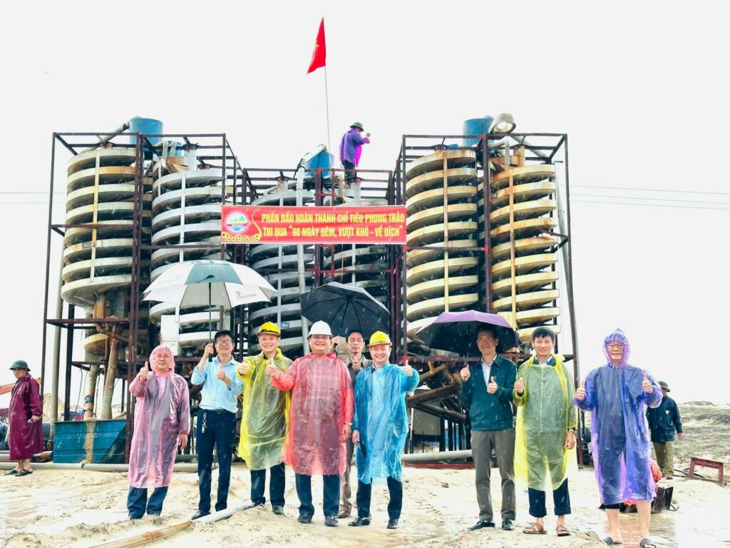 Mitraco khởi công khai thác điểm mỏ Cồn Chỏi - mitraco